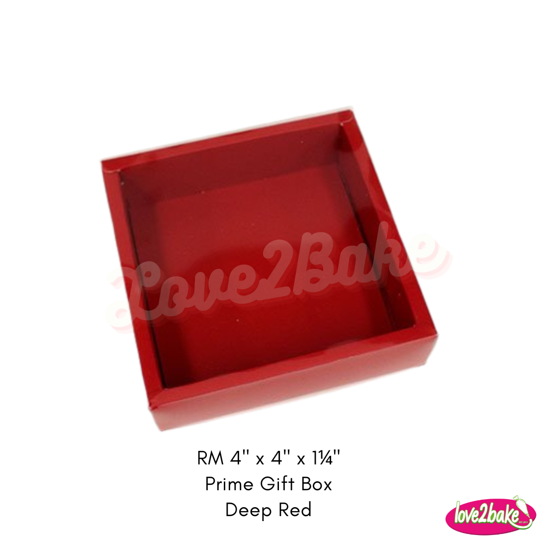 RM 4" x 4" x 1¼" Prime Gift Box – Love2Bake Philippines