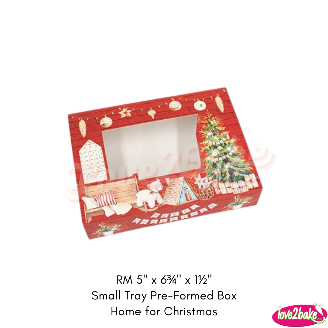 RM 5" x 6¾" x 1½" Pre-Formed Small Tray Box – Love2Bake Philippines