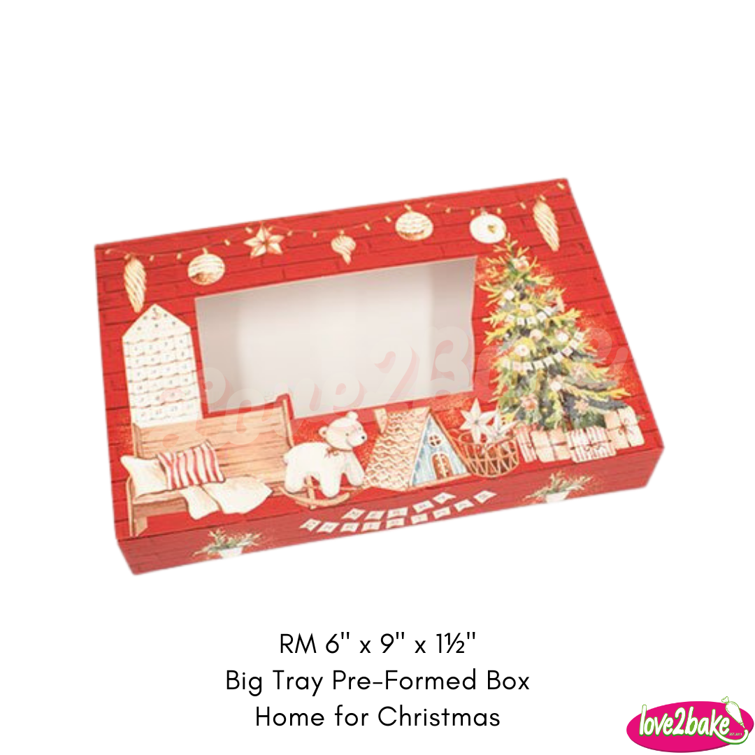 RM 6" x 9" x 1½" Pre-Formed Big Tray Box – Love2Bake Philippines