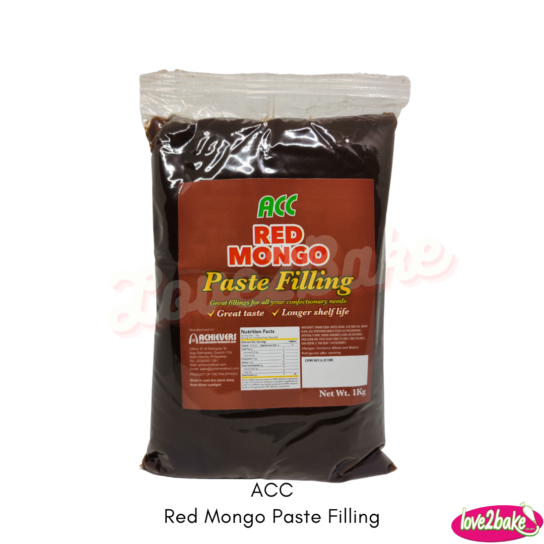 ACC Red Mongo Paste Filling – Love2Bake Philippines