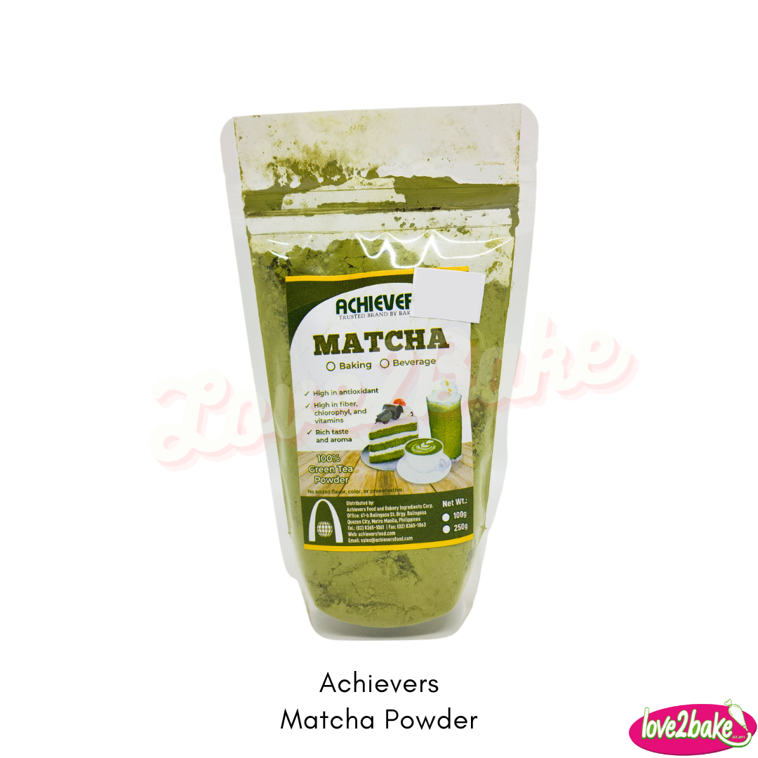 Achievers Matcha Powder – Love2Bake Philippines