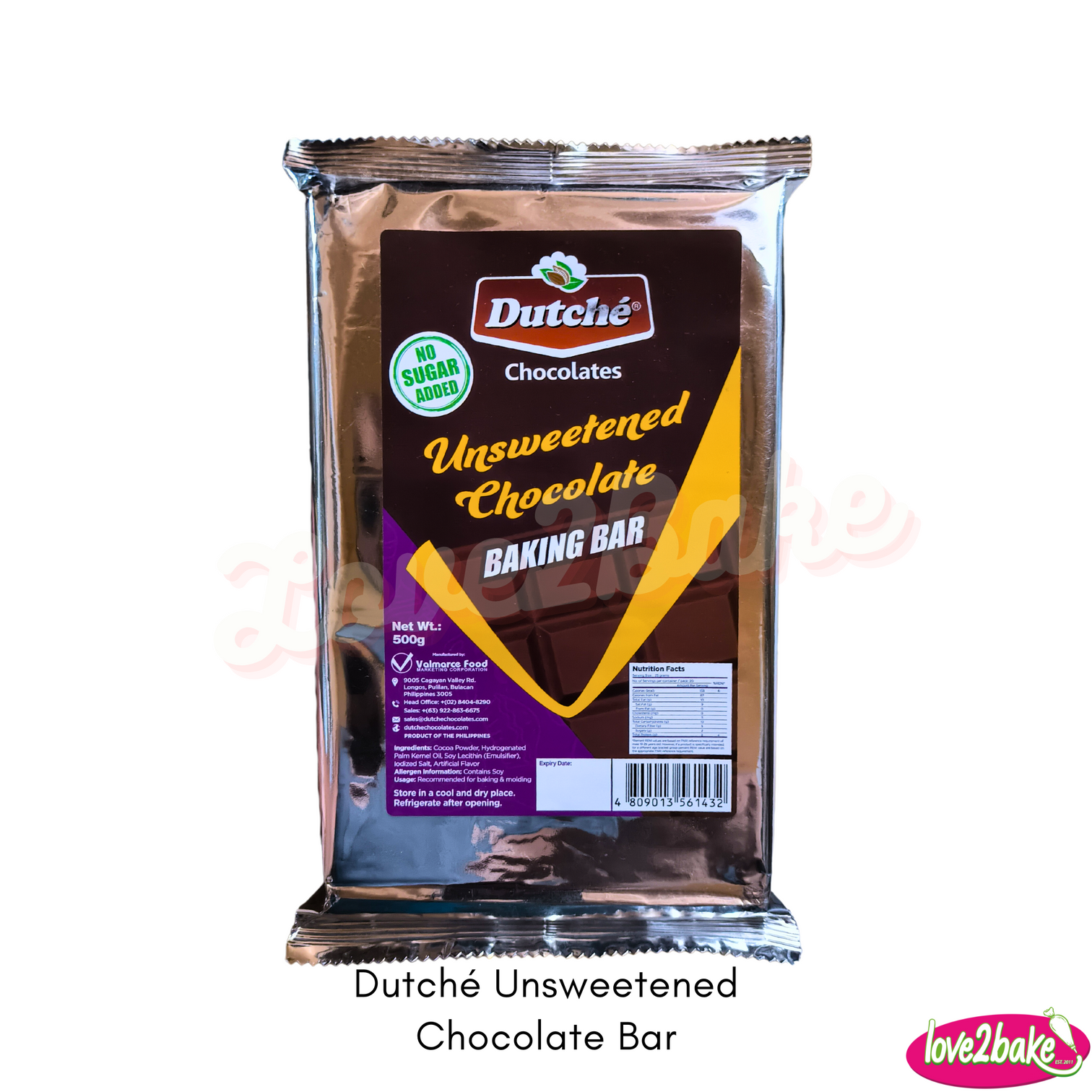 Dutché Chocolate Bar – Love2Bake Philippines
