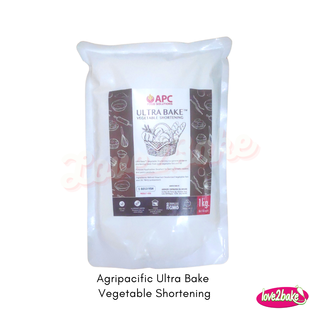 Agripacific Ultra Bake Vegetable Shortening – Love2Bake Philippines
