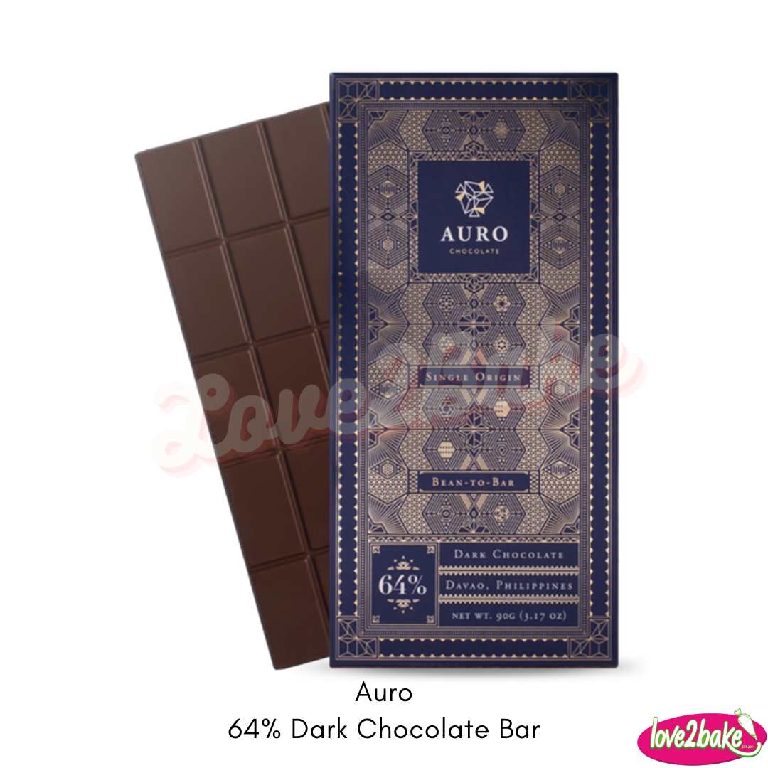 Auro 64% Dark Chocolate Bar – Love2Bake Philippines