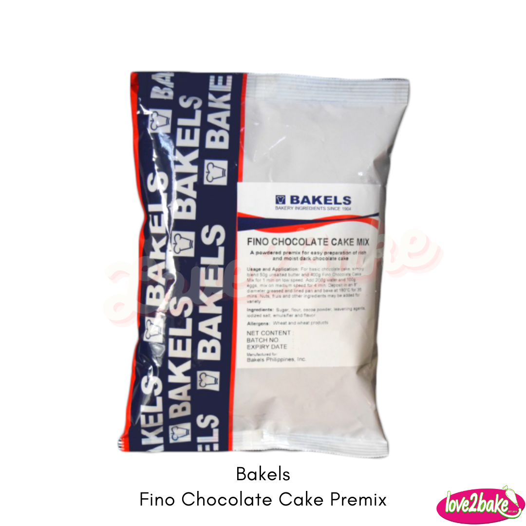 Bakels Fino Chocolate Cake Premix – Love2Bake Philippines
