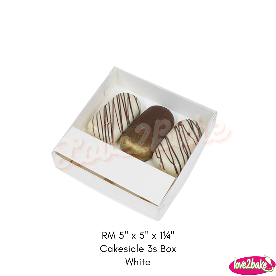 RM 5" x 5" x 1¼" Cakesicle 3s Box – Love2Bake Philippines