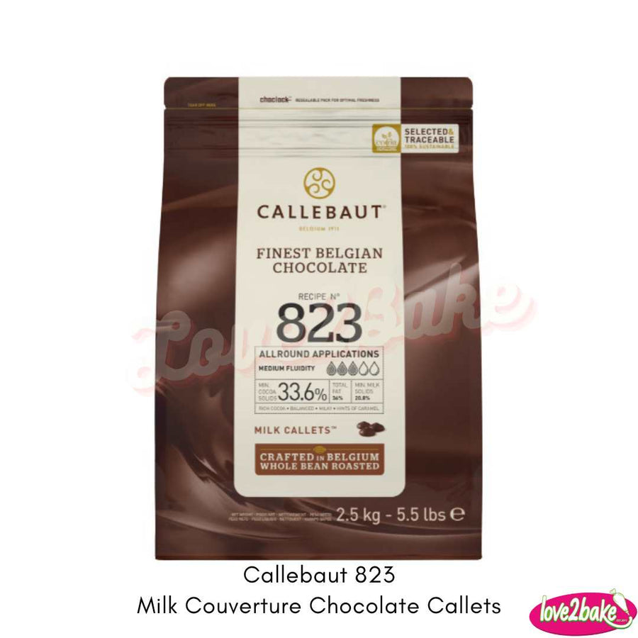 Callebaut 823 Milk Chocolate Callets – Love2Bake Philippines