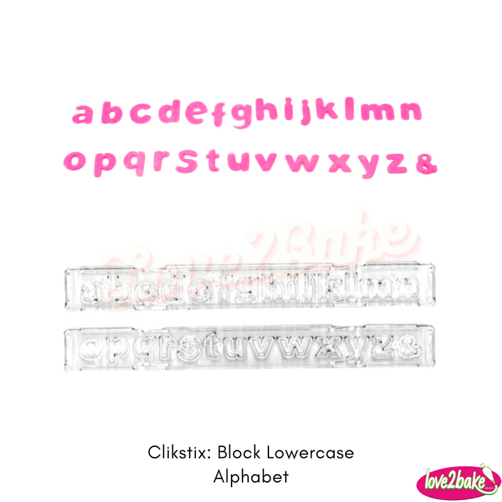 Clikstix: Block Alphabet – Love2Bake Philippines