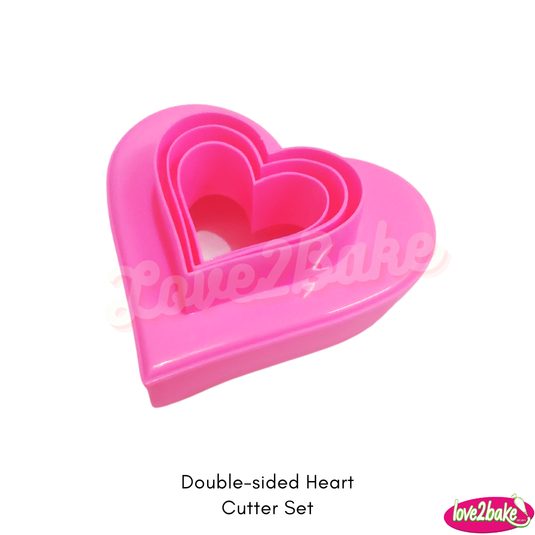 Double-sided Heart Cutter Set – Love2Bake Philippines
