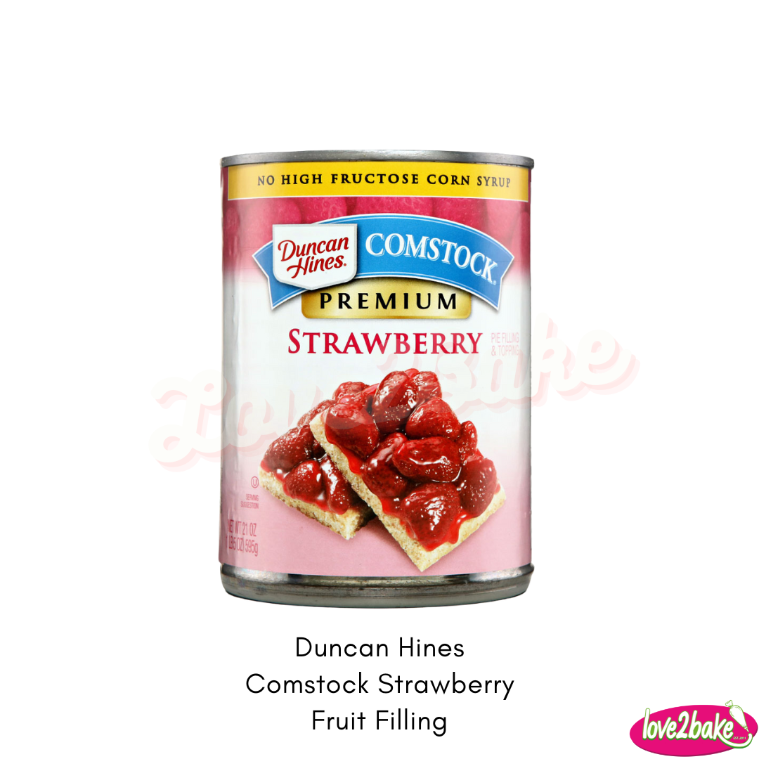 Duncan Hines Comstock Strawberry Fruit Filling – Love2Bake Philippines