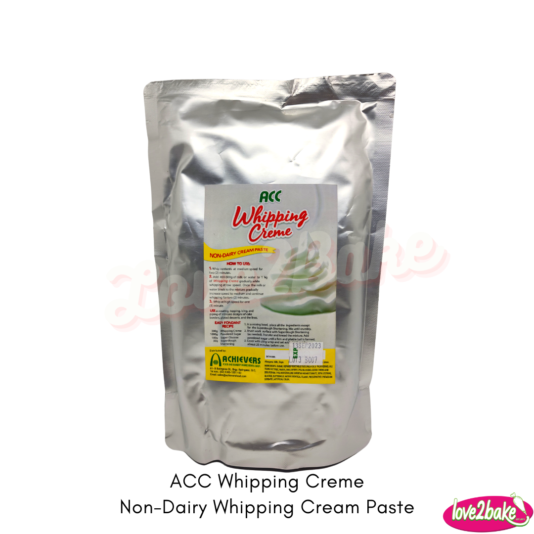 ACC Whipping Creme Non-Dairy Whipping Cream Paste – Love2Bake Philippines