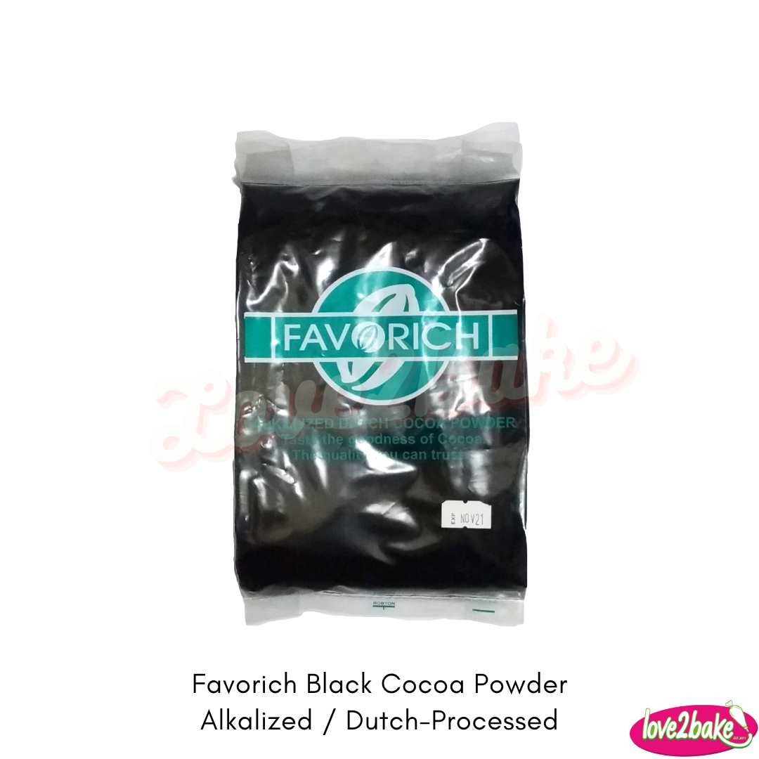 Favorich Black Cocoa Powder – Love2Bake Philippines