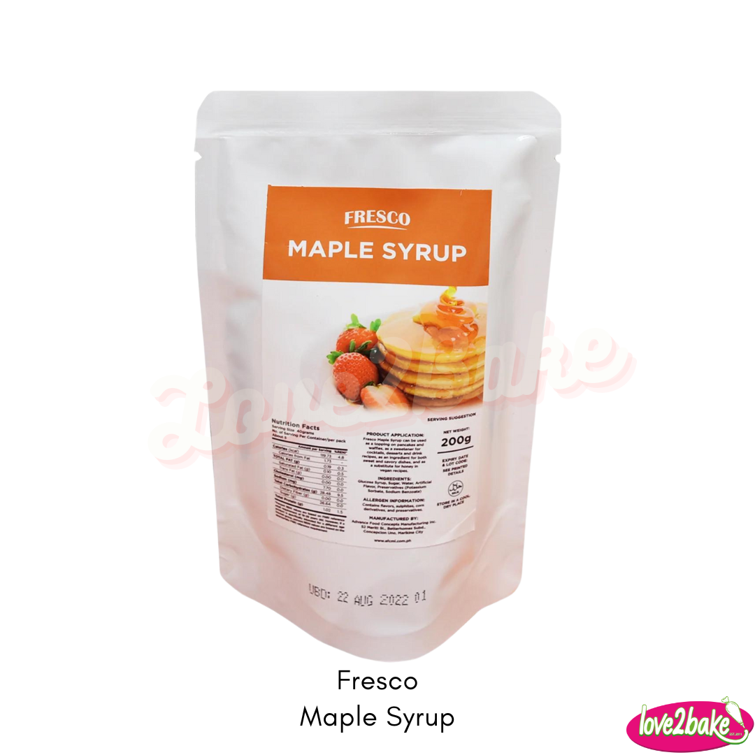 Fresco Maple Flavored Syrup – Love2Bake Philippines