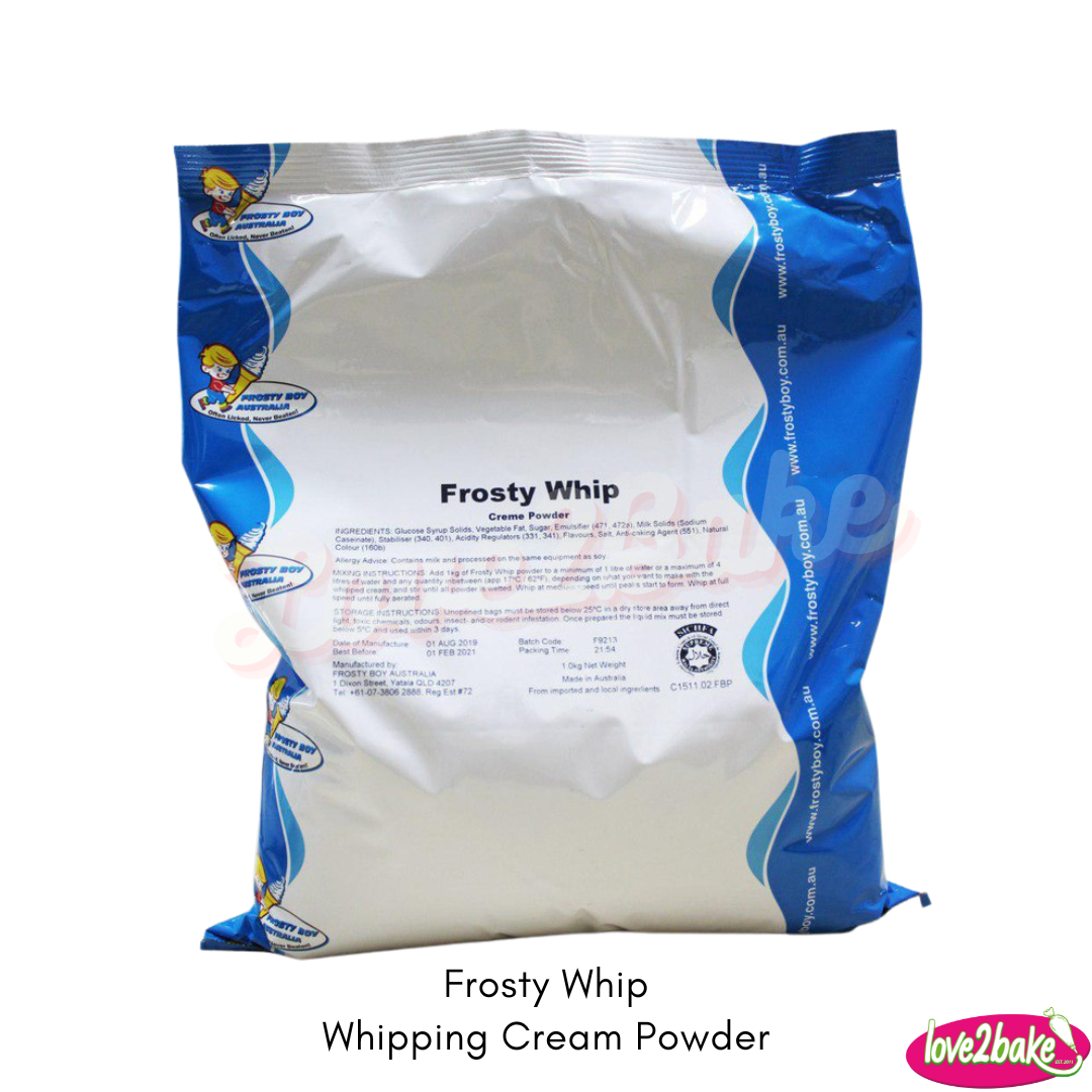 Frosty Whip Whipping Cream Powder – Love2Bake Philippines