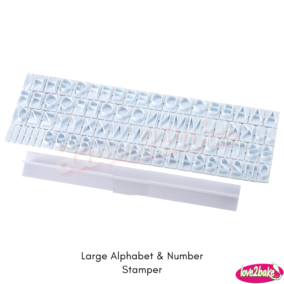 Alphabet & Number Stamper – Love2Bake Philippines