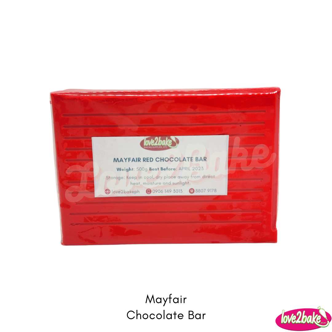 Mayfair Red Chocolate Bar – Love2Bake Philippines