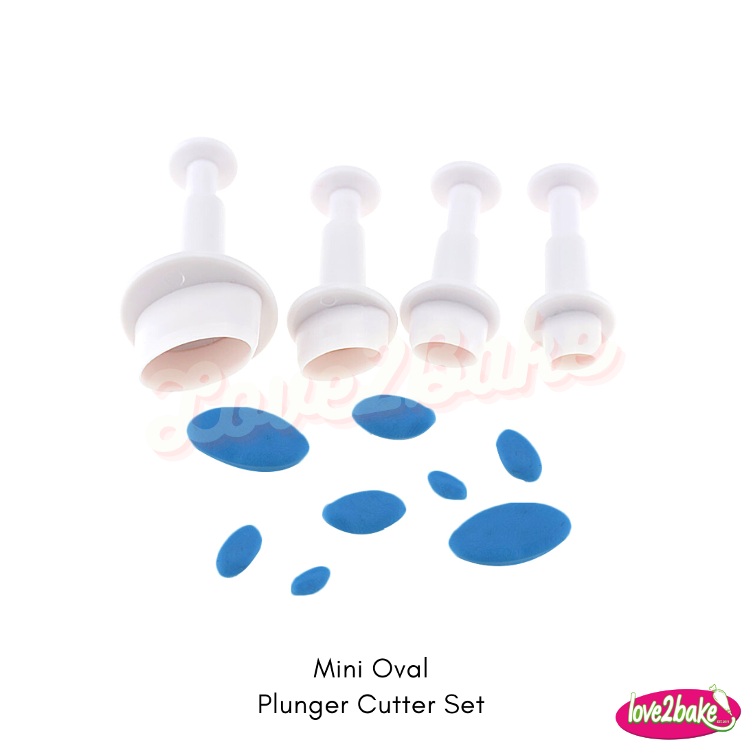 Mini Oval Plunger Cutter Set – Love2Bake Philippines