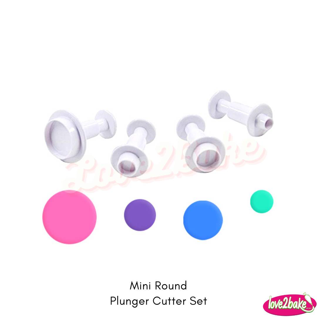 Mini Round Plunger Cutter Set – Love2Bake Philippines