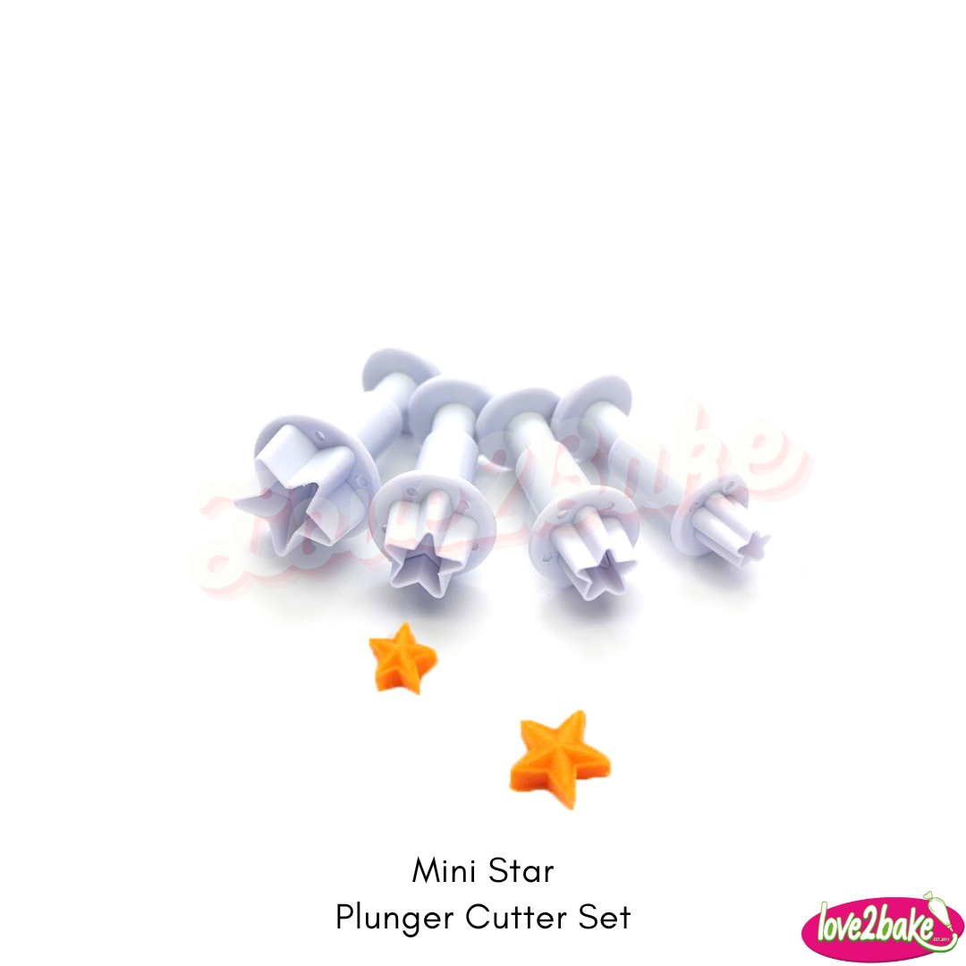 Mini Star Plunger Cutter Set – Love2Bake Philippines