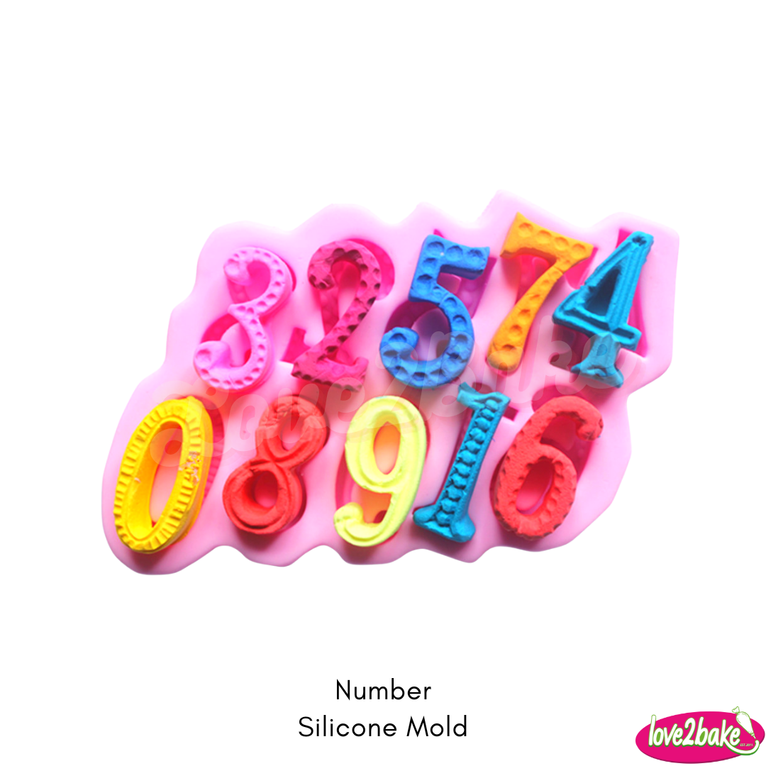 Number Silicone Mold – Love2Bake Philippines