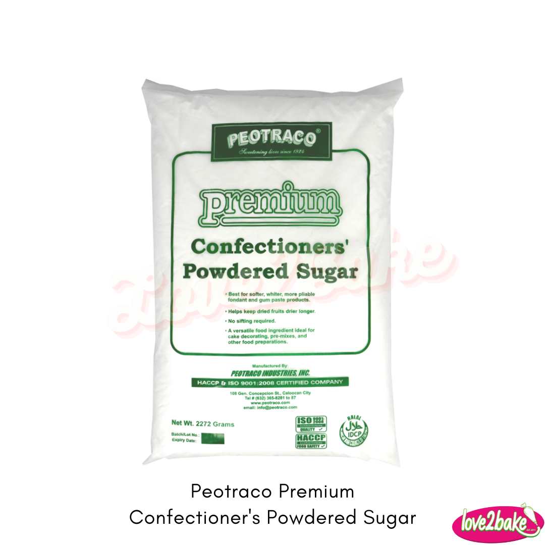 Peotraco Confectioners' Premium Powdered Sugar – Love2Bake Philippines