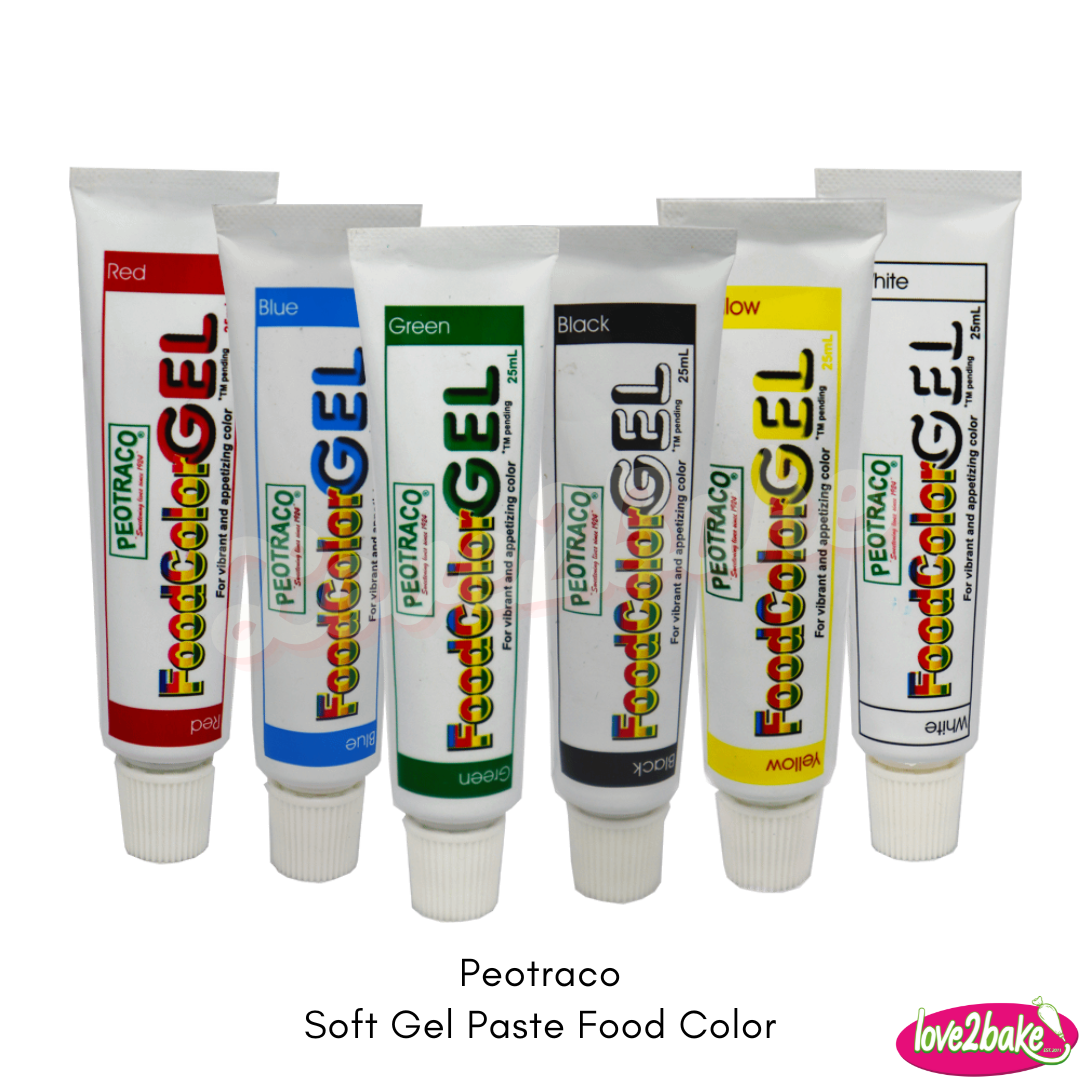 Peotraco Soft Gel Paste Food Color – Love2Bake Philippines