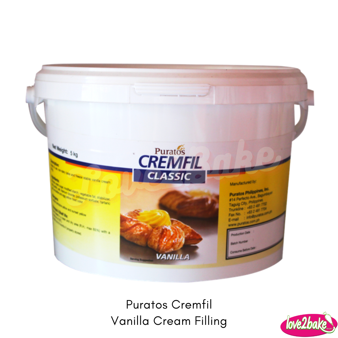Puratos Cremfil Vanilla Cream Filling – Love2Bake Philippines