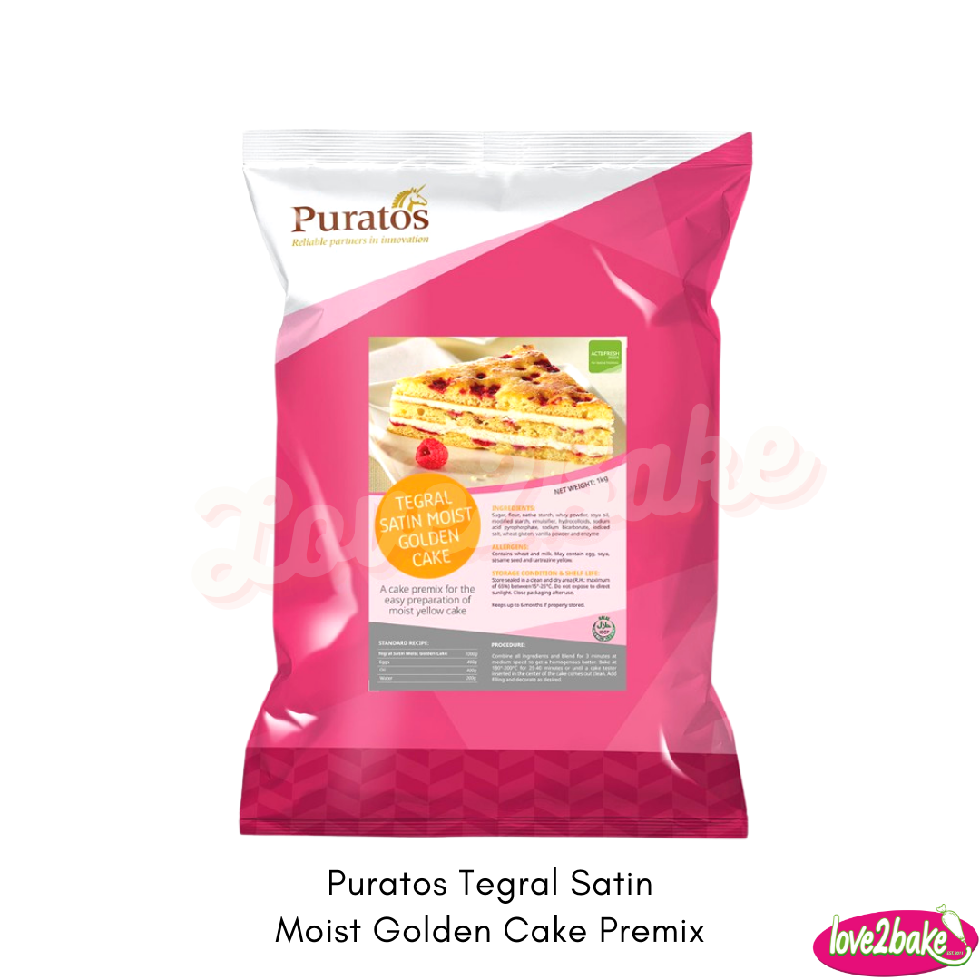 Puratos Tegral Satin Moist Golden Cake Premix – Love2Bake Philippines