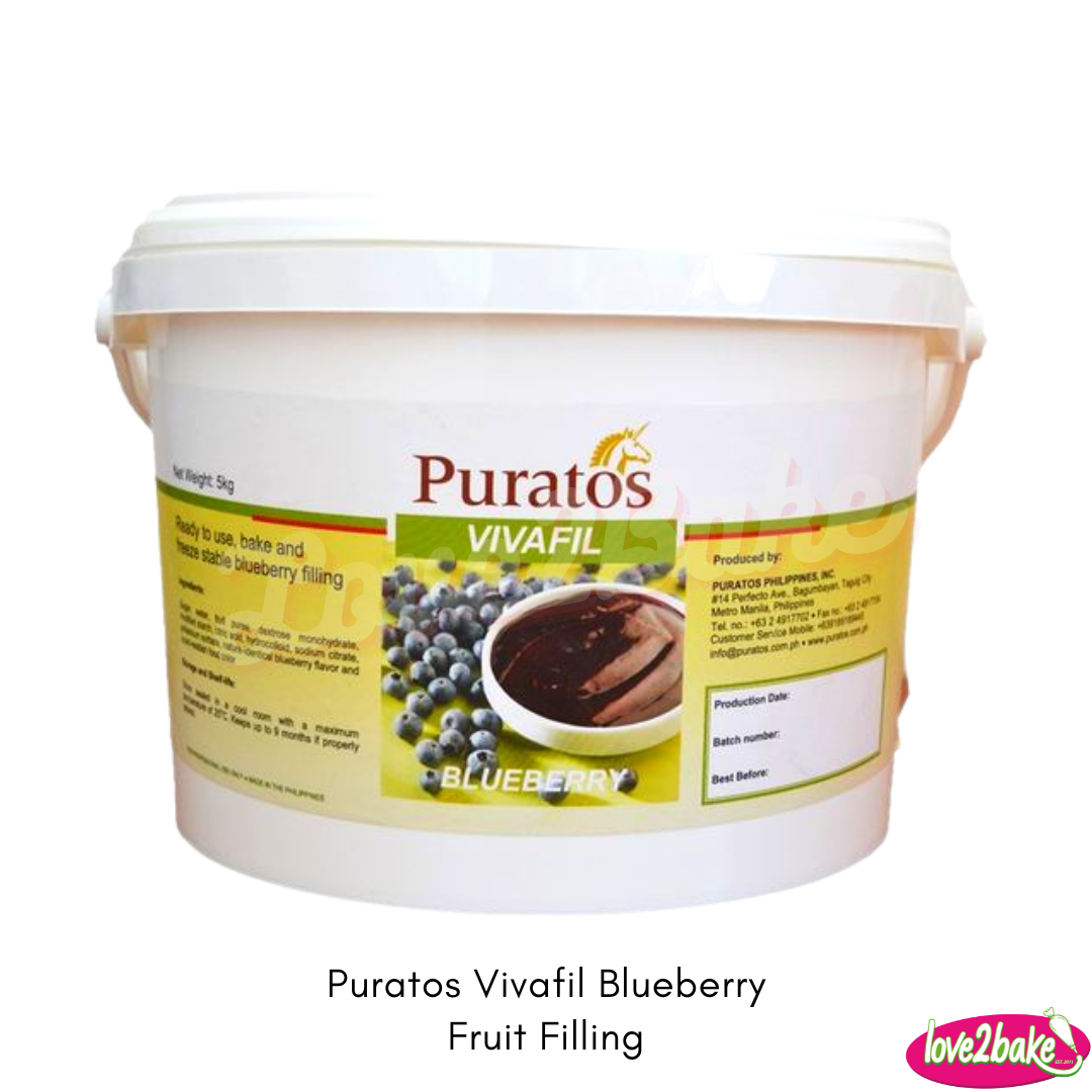 Puratos Vivafil Blueberry Fruit Filling – Love2Bake Philippines