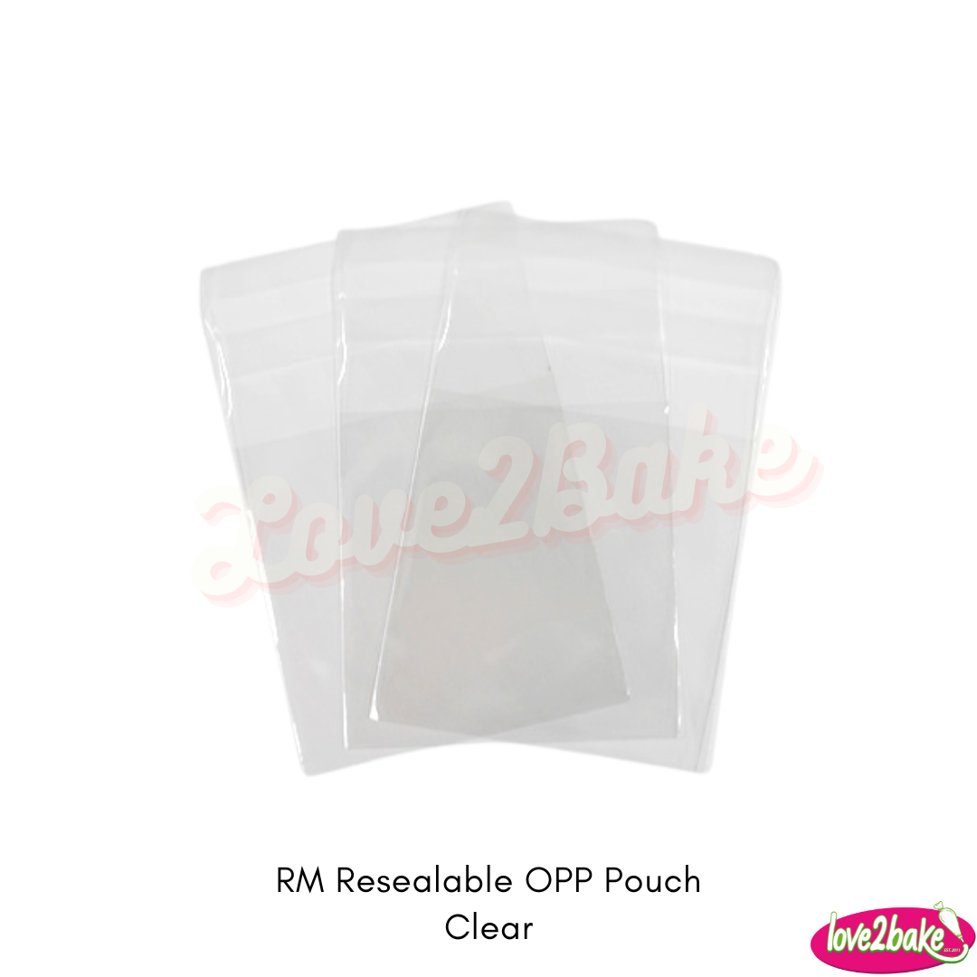 RM Resealable OPP Clear Plastic Pouch – Love2Bake Philippines