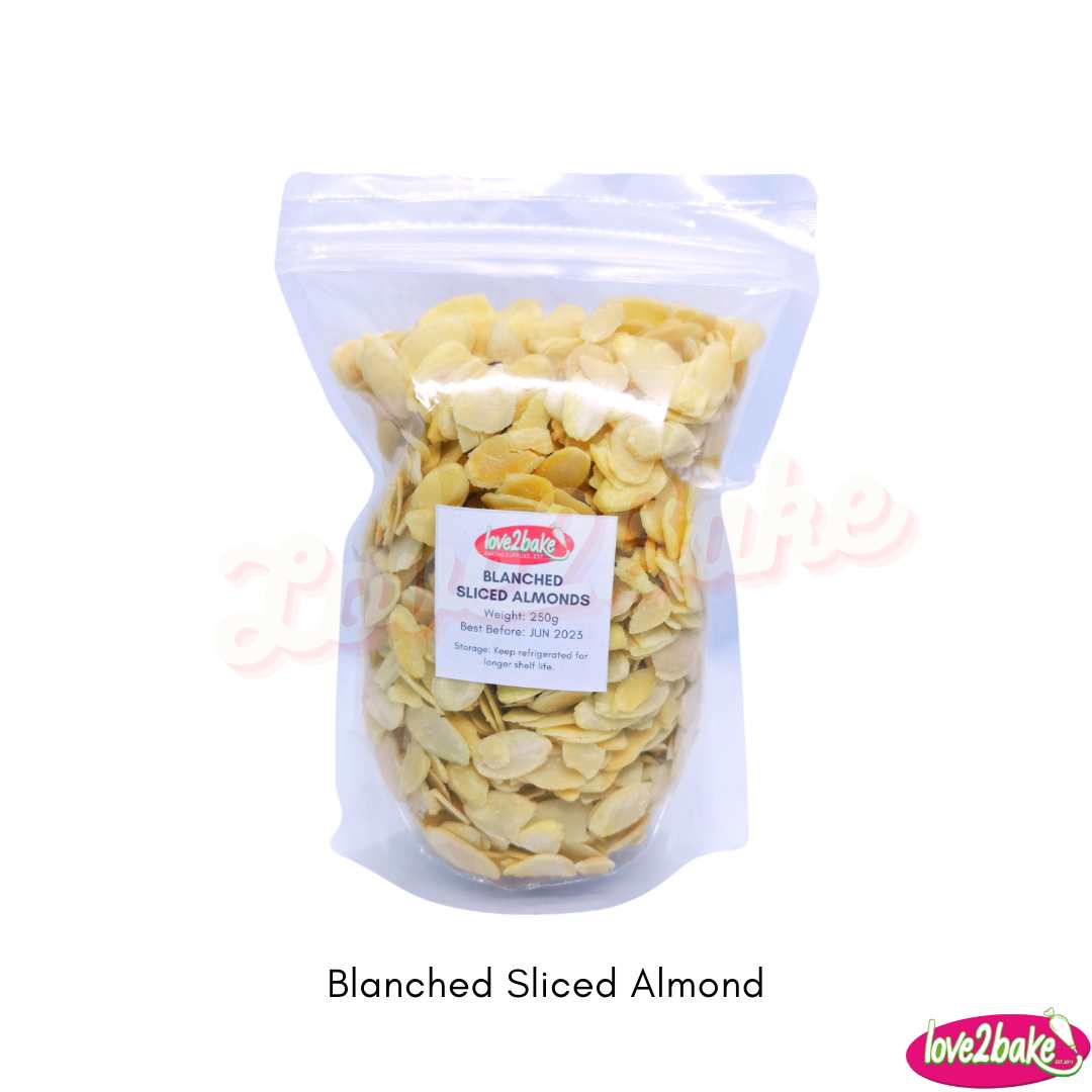Blanched Sliced Almonds N02 Organic Blanched Almonds UK – Slowood
